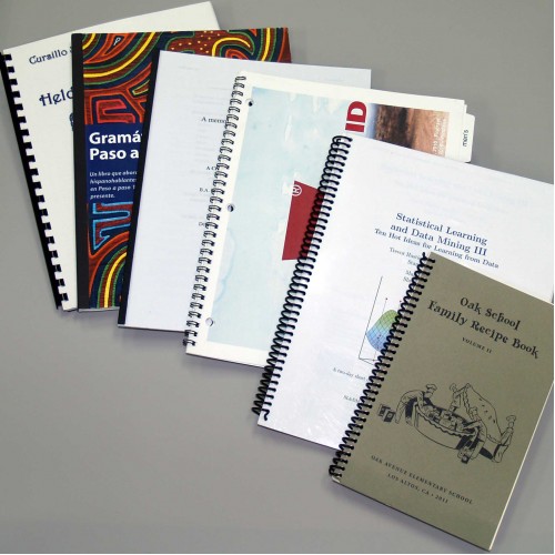 Bound Books - Coil, Comb, Tape, Velo, and Wire-o Bound Books - Coil, Comb, Tape, Velo, and Wire-o